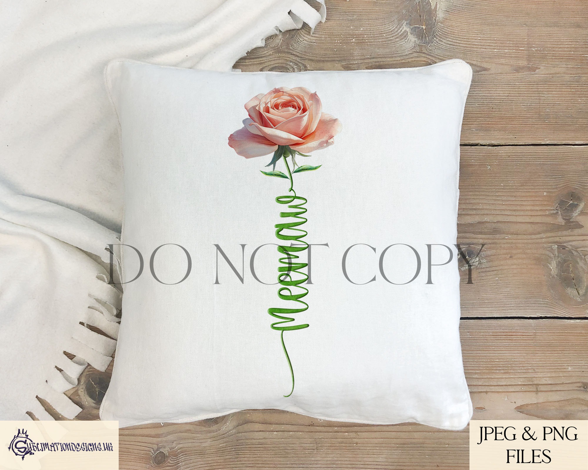 Floral Female Title Creator Clip Art - SublimationDesignsUK