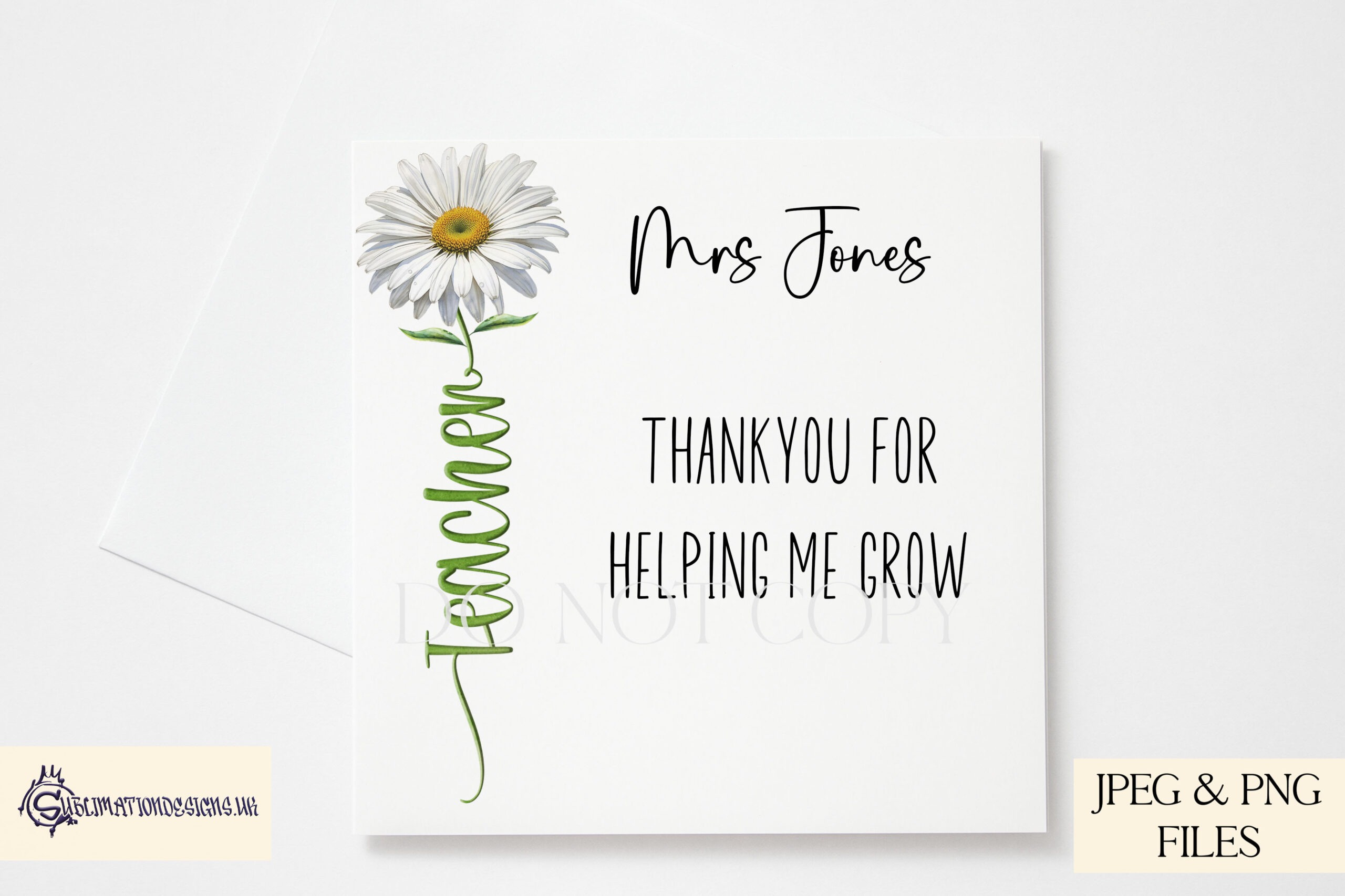 Floral Female Title Creator Clip Art - SublimationDesignsUK